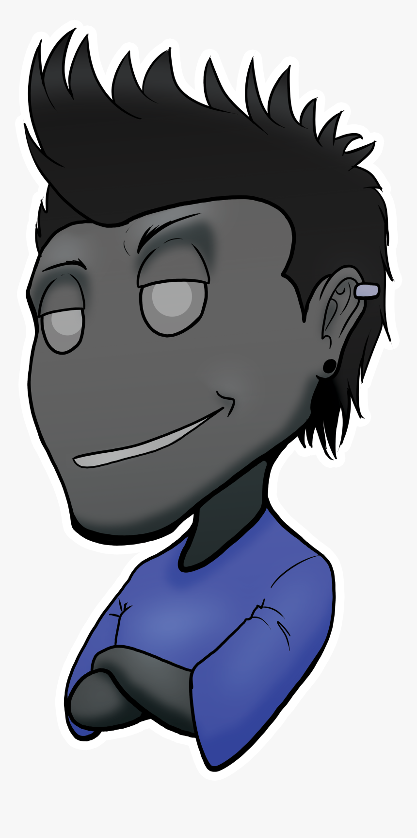 Chibi Shadow - Cartoon, HD Png Download , Transparent Png Image - PNGitem