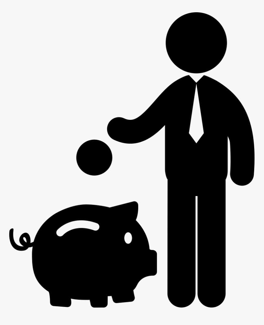 Man Saving Money - Money Stick Figure Png, Transparent Png ...
