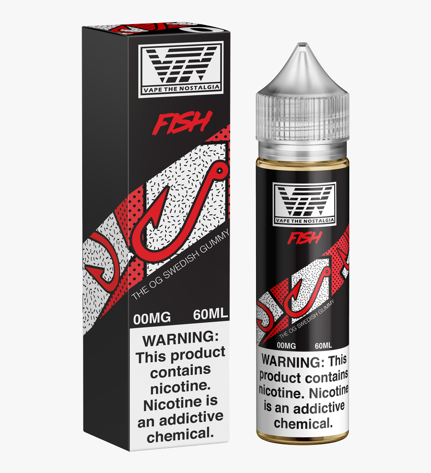 Fish E-liquid - Chubby Razz Vape Juice, HD Png Download , Transparent ...