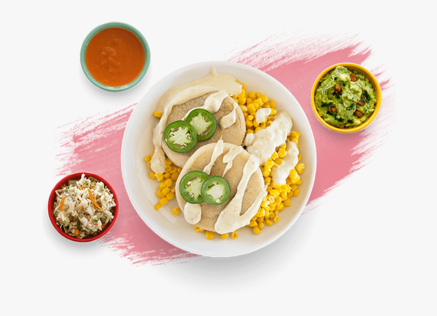 Shredded Pork & Pinto Bean Pususa - Pupusa Png, Transparent Png ...