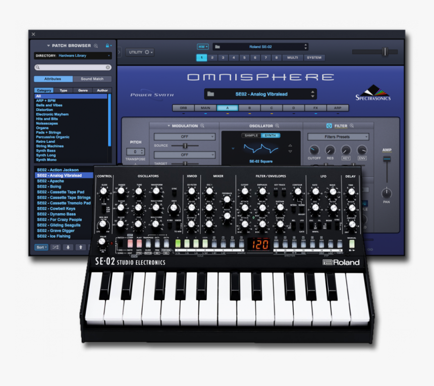 Transparent Midi Keyboard Png - Roland Se 02, Png Download ...