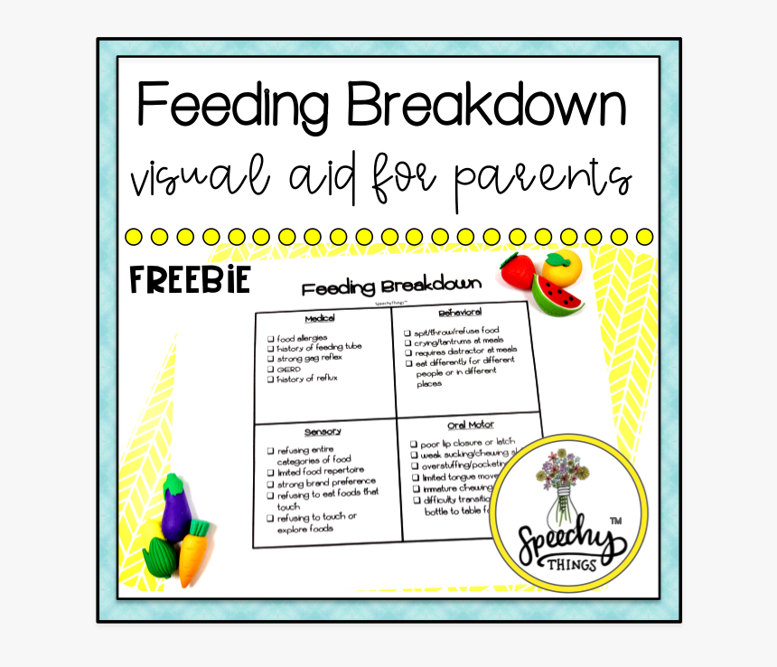 Image Of Feeding Therapy Parent Handout - Cartoon, HD Png Download ...