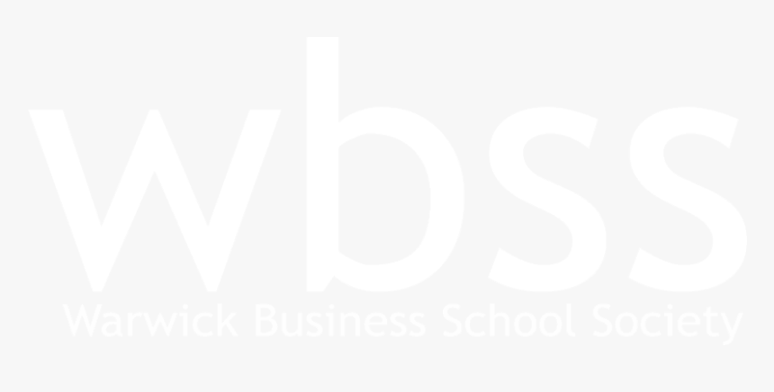 White Logo Of Wbss - Warwick Business School Society, HD Png Download ...