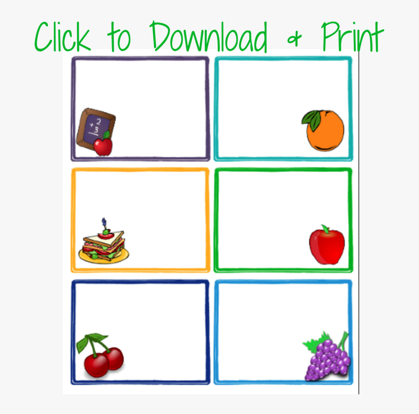 Free Printable Blank Lunchbox Notes For Kids - Free Printable Blank ...