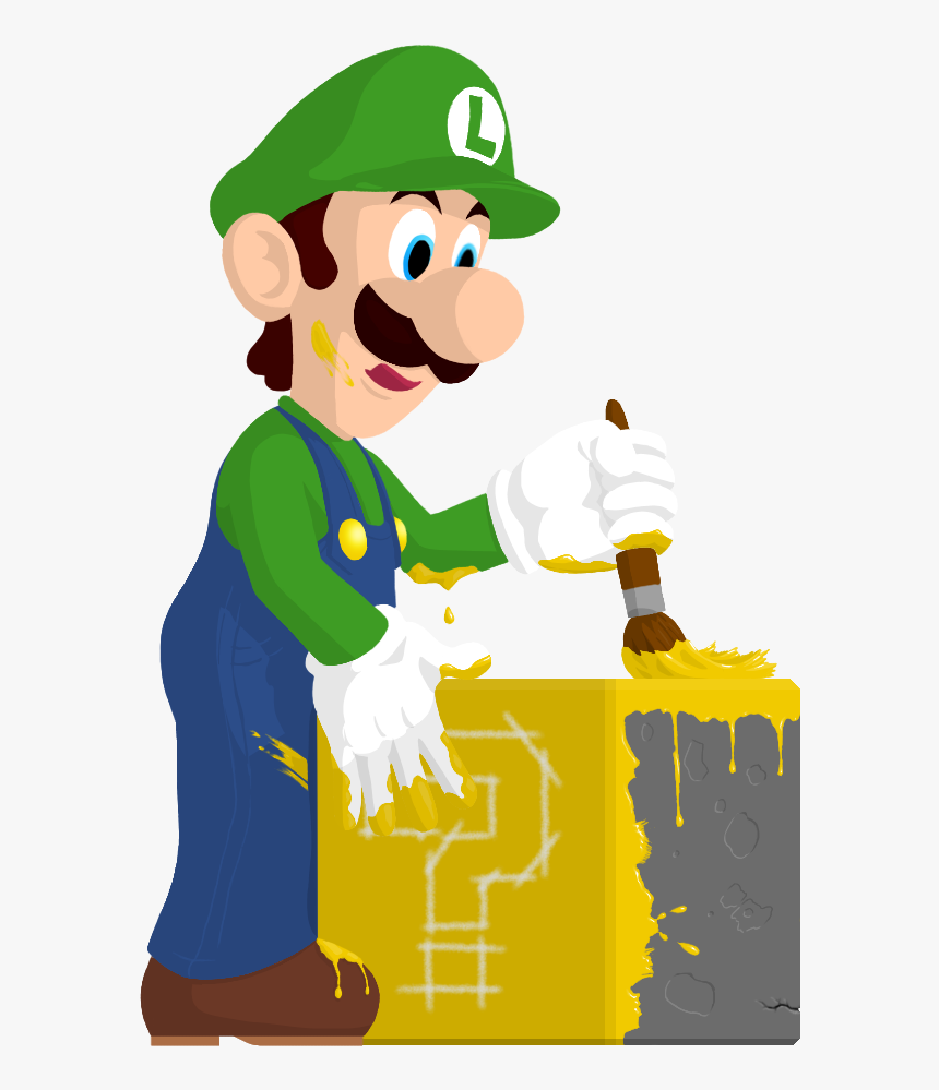 Luigi - Cartoon, HD Png Download , Transparent Png Image - PNGitem