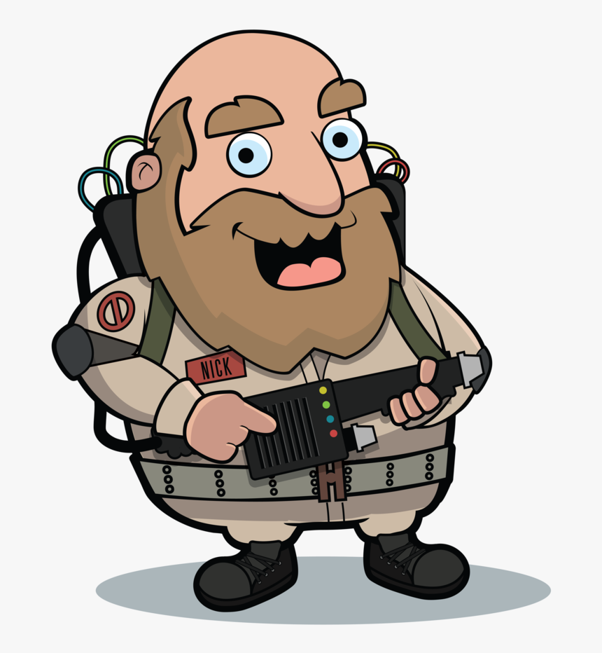 Ghostbuster-04 - Cartoon, HD Png Download , Transparent Png Image - PNGitem