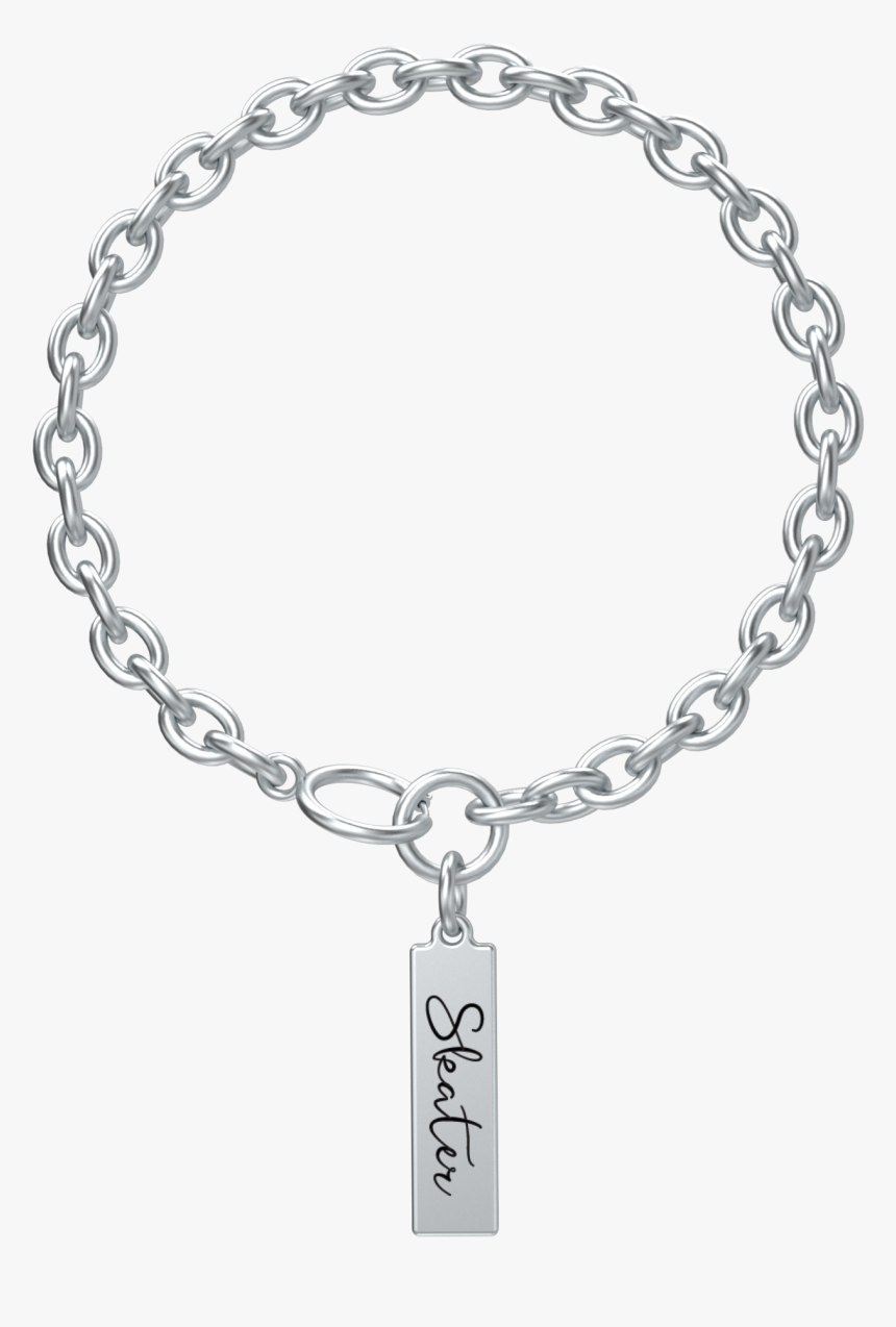 Skater Chain Bracelet With Laurel Charm - Ring Rose Des Vents Dior, HD ...