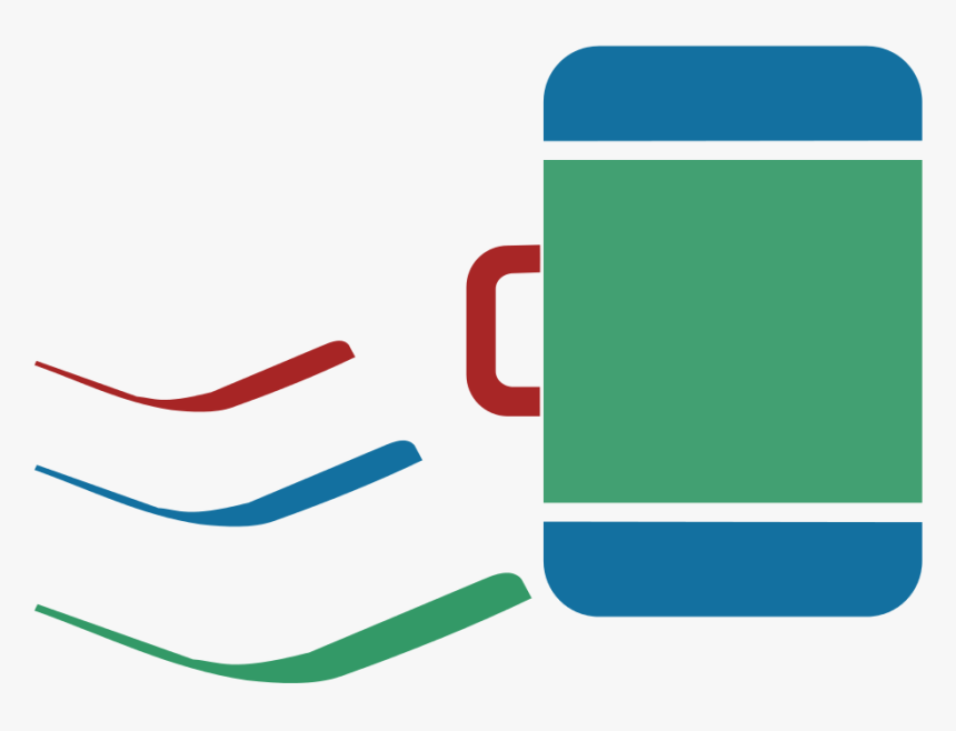 Suitcase Icon Blue Green Red Dynamic V04, HD Png Download , Transparent ...