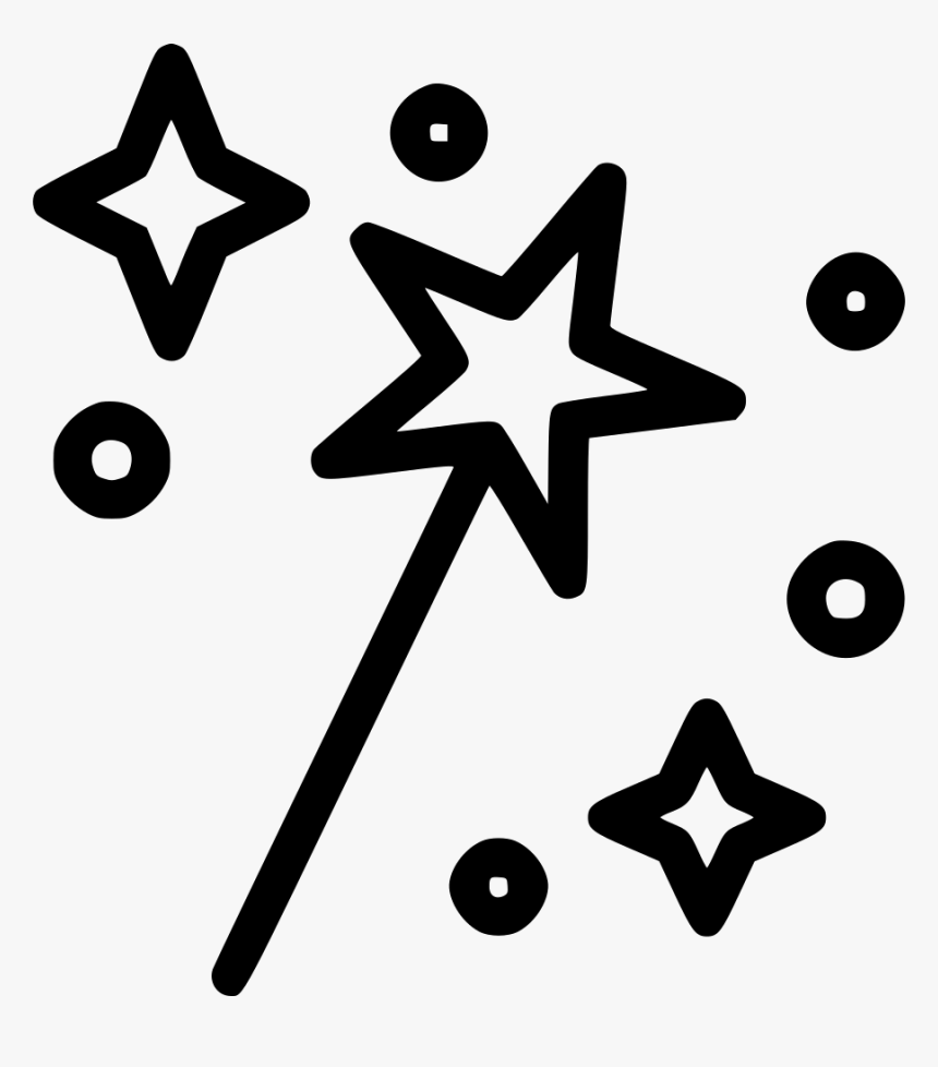 Magic Star Wand Fantasy Party - Crystal Ball Png Drawing, Transparent ...
