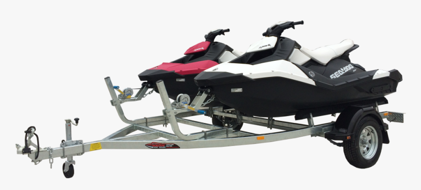 Pw30t-750s With Sparks - Tandem Spark Jet Ski Trailer, HD Png Download ...