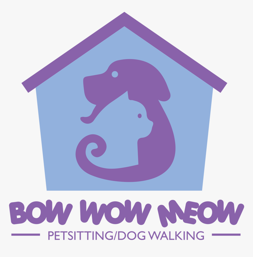 The Bow Wow Meow Pet Sitting - Illustration, HD Png Download ...