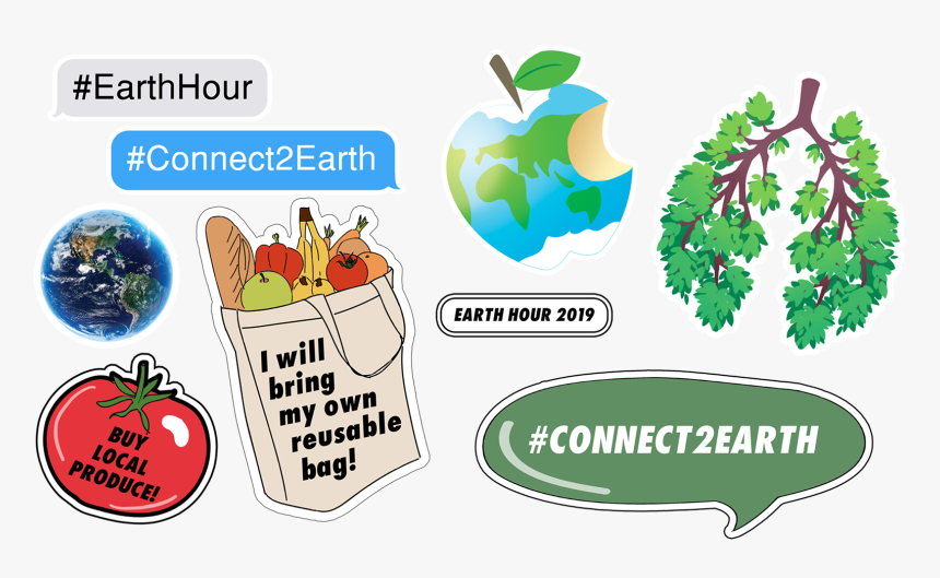 Earth Hour Photo Booth Props, HD Png Download , Transparent Png Image ...