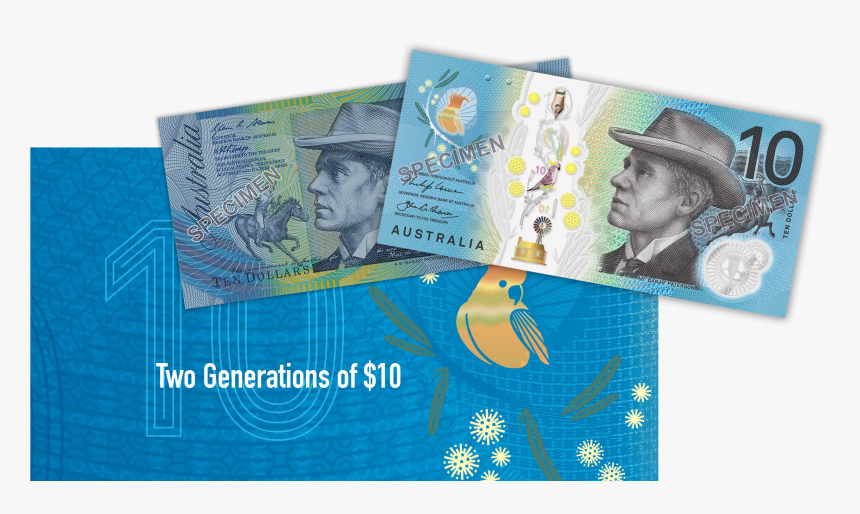 Australian 10 Dollar Note, HD Png Download , Transparent Png Image ...