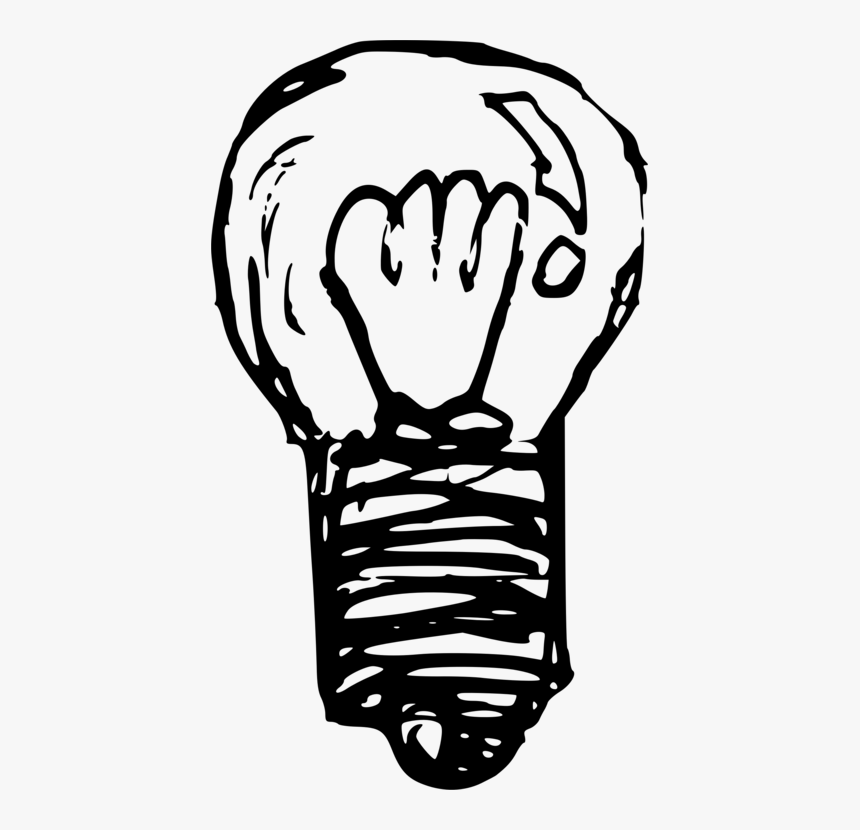 Transparent Light Bulb Outline Png - Light Bulb Sketch Png, Png ...