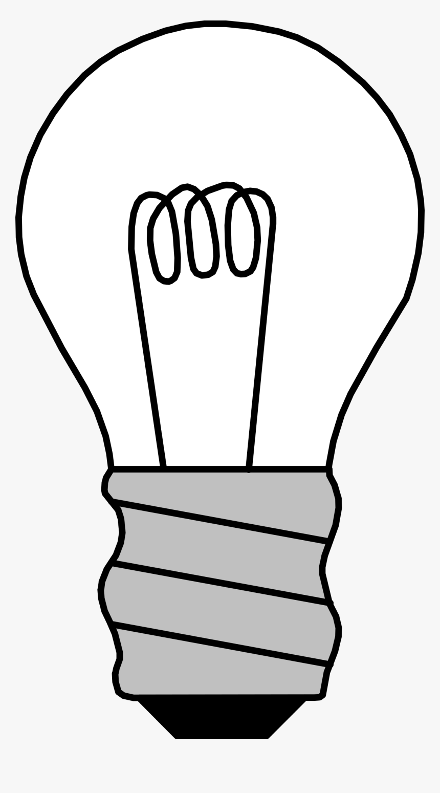 Bulb Drawing Coloring - Light Bulb Off Clipart, HD Png Download ...