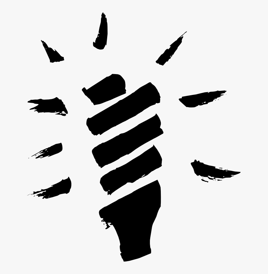 Drawn Light Bulb Transparent, HD Png Download , Transparent Png Image ...