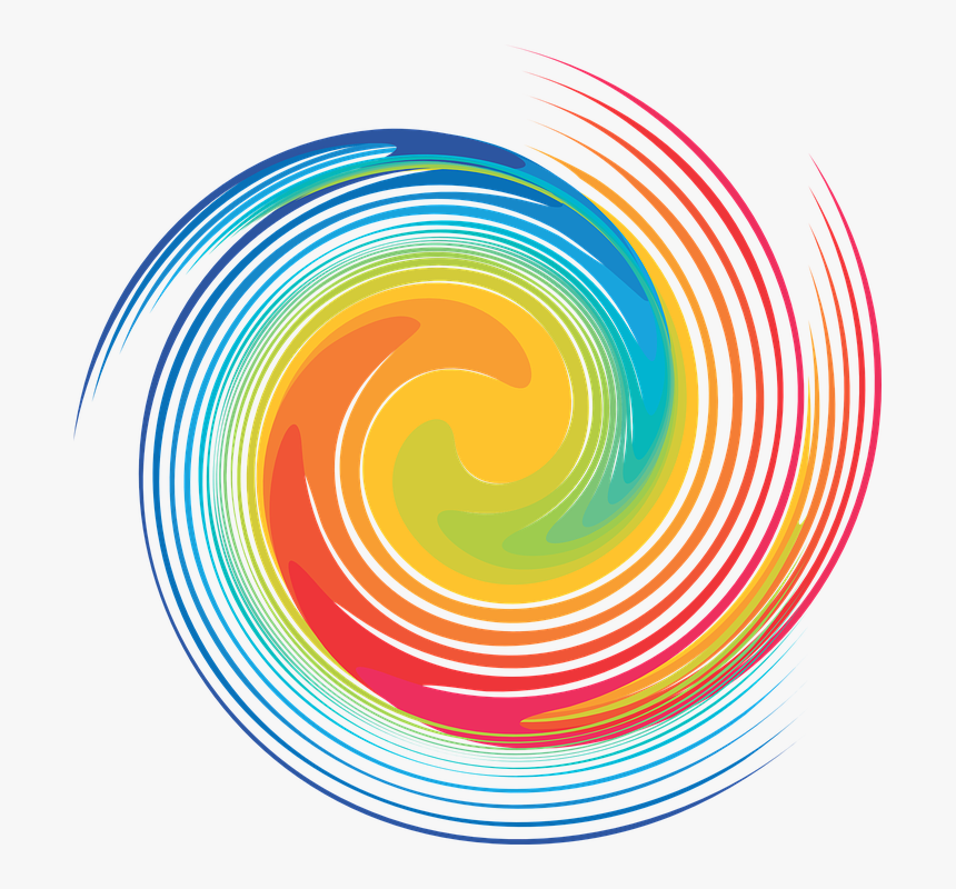 Swirl, Color, Abstract - Color Swirl Clipart, HD Png Download ...