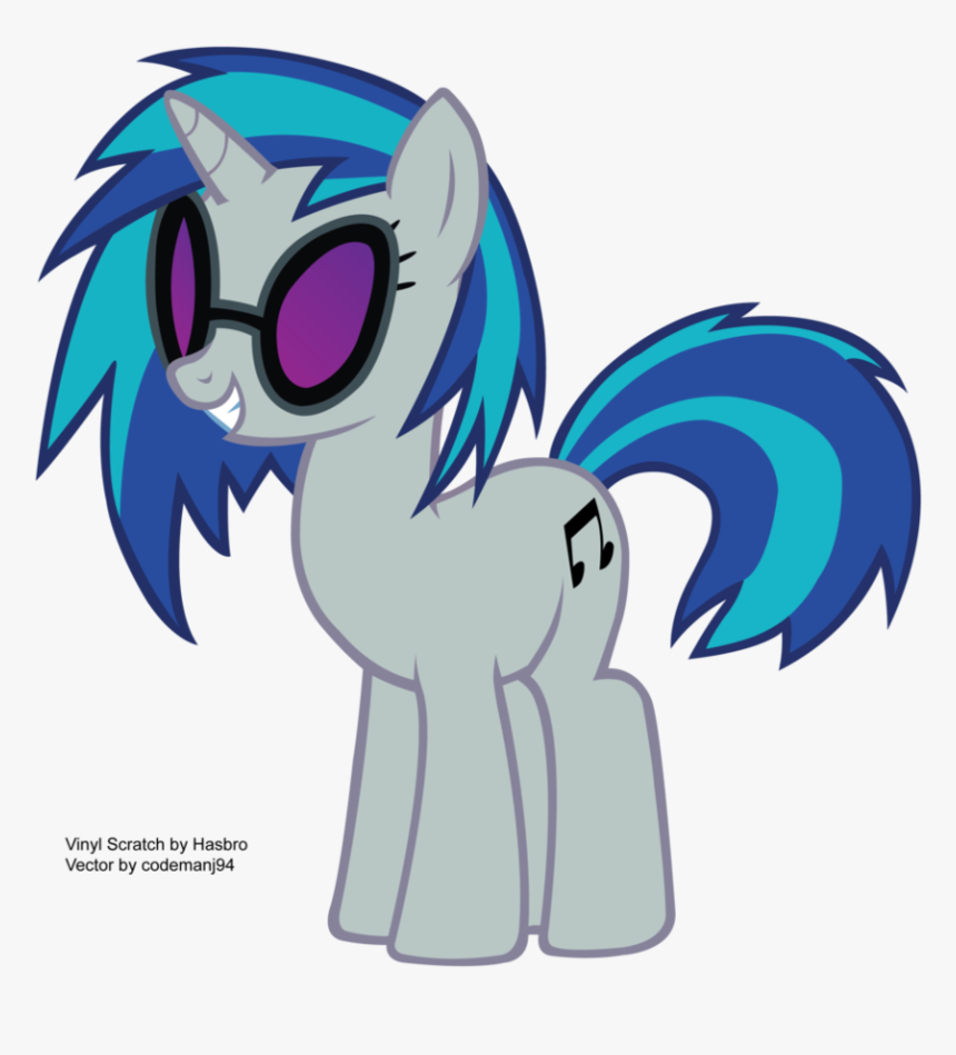 Vinyl Scratch By Hasbro Vector By Codemanj94 Rarity - Mlp Dj Pon3 ...