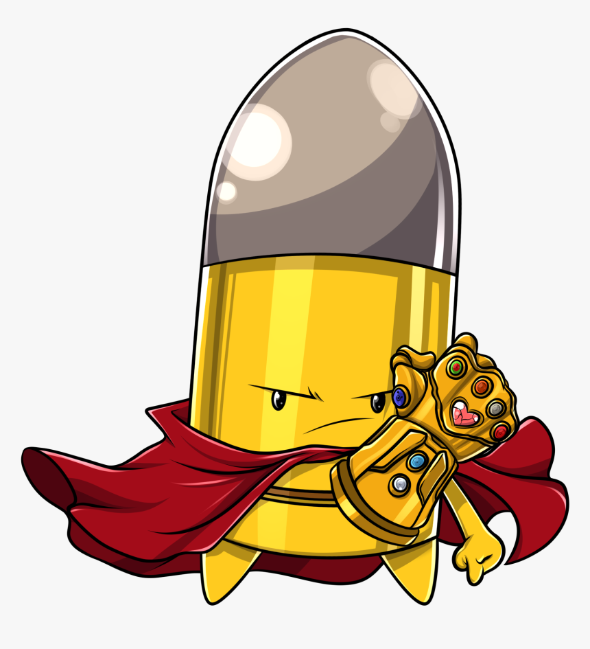 Fanartbullet And The Infinity Guontlet - Bullet Enter The Gungeon ...