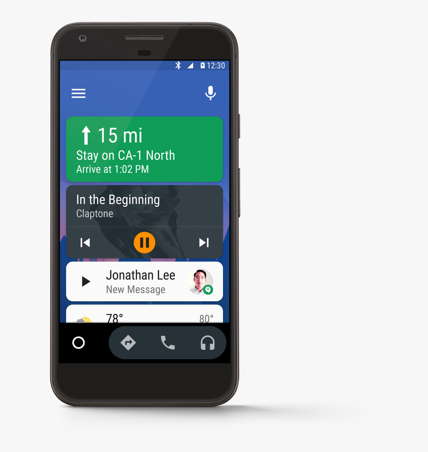 Android Auto Phone, HD Png Download , Transparent Png Image - PNGitem