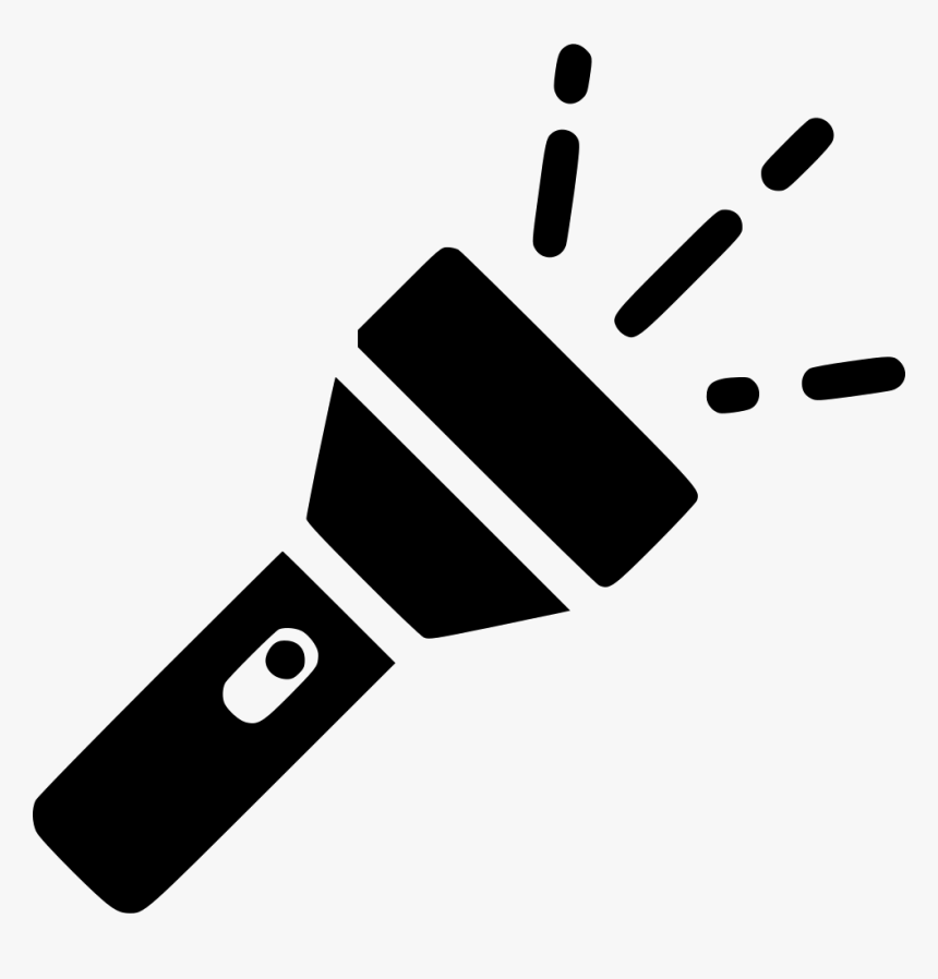 Flashlight Light Svg Png - Flashlight Icon Free, Transparent Png ...