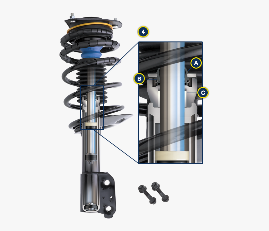 Moog Complete Strut Assemblies Product Detail - Car Strut, HD Png ...