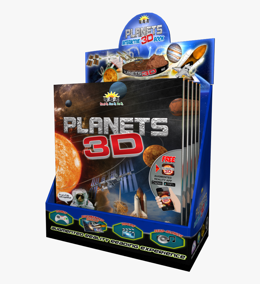 3d Planets Book - Planets 3d Book, HD Png Download , Transparent Png ...