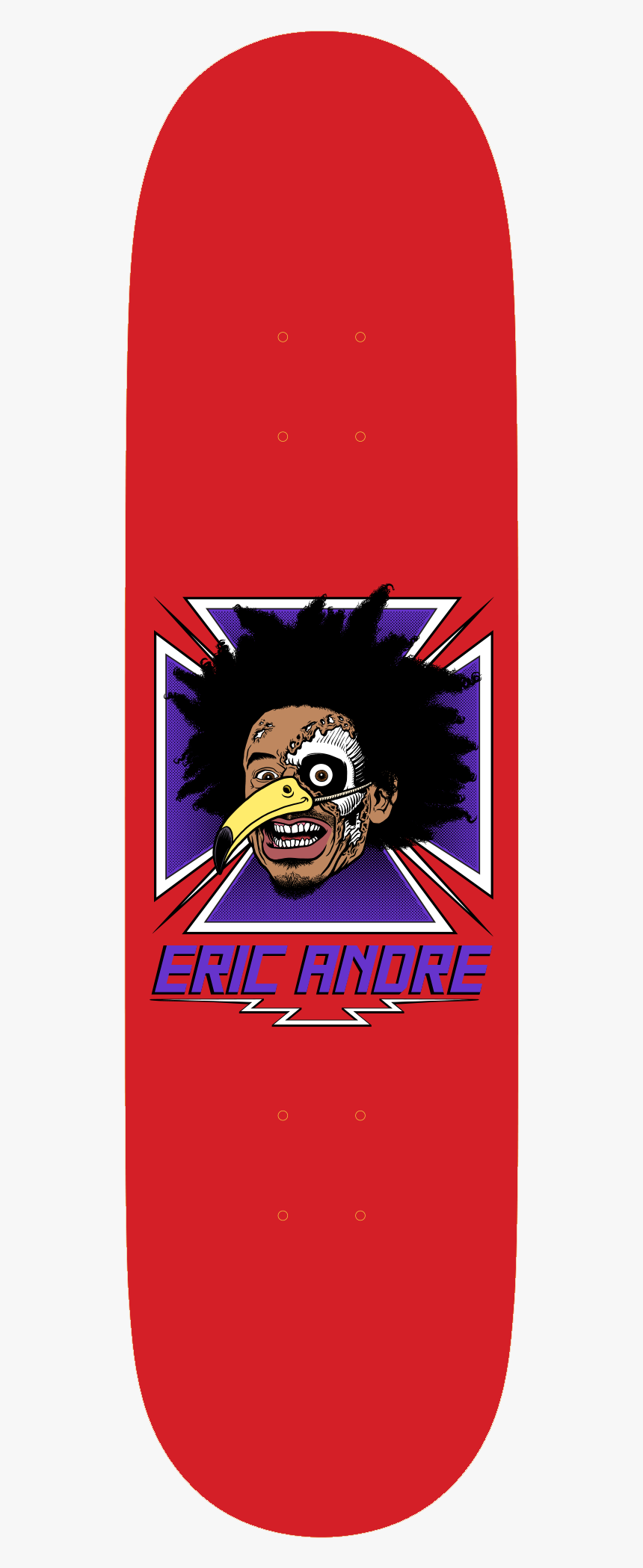 Eric Andre Guest Model Deck - Eric Andre Birdhouse Deck, HD Png ...