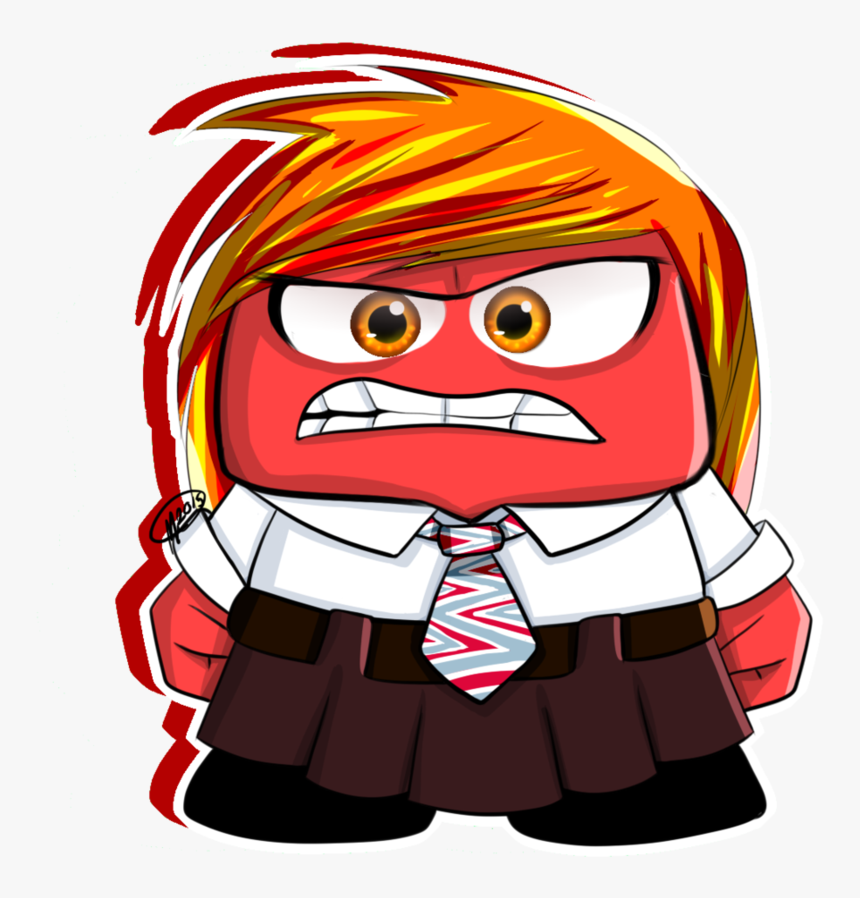 Inside Out Genderbend Anger, HD Png Download , Transparent Png Image ...