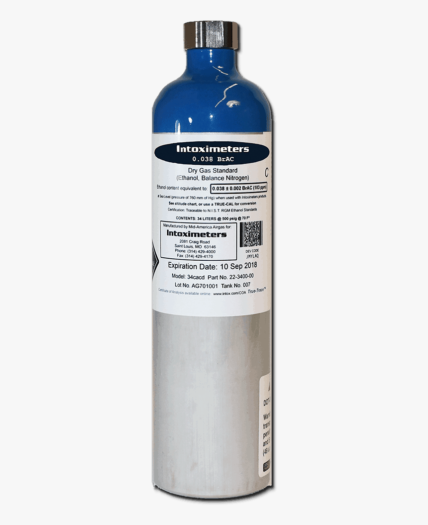 Intoximeters Dry Gas Tank, HD Png Download , Transparent Png Image ...