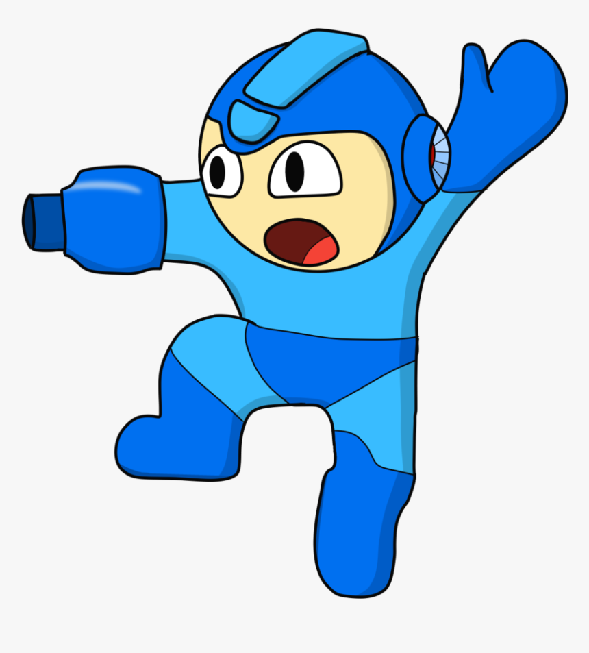 Mega Man Jumping/shooting Remake - Megaman Jumping And Shooting, HD Png ...