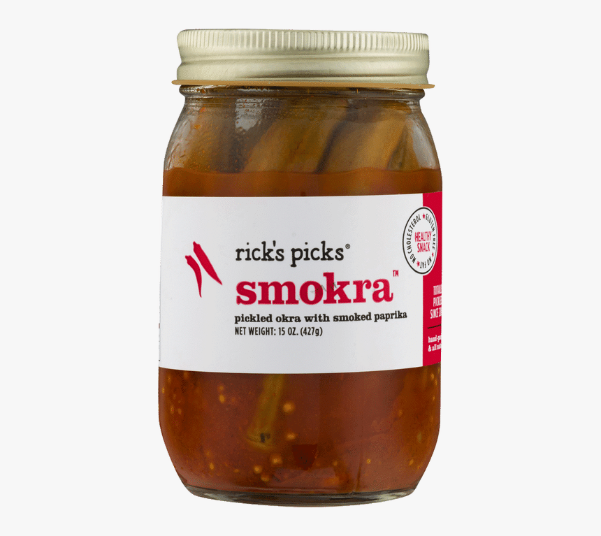 Ricks Picks Pickled Okra Smokra - Rick's Picks Smokra, HD Png Download , Transparent Png Image ...