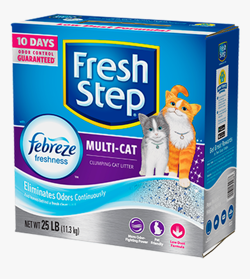 Fresh Step Multi Cat Scented Litter, HD Png Download , Transparent Png ...