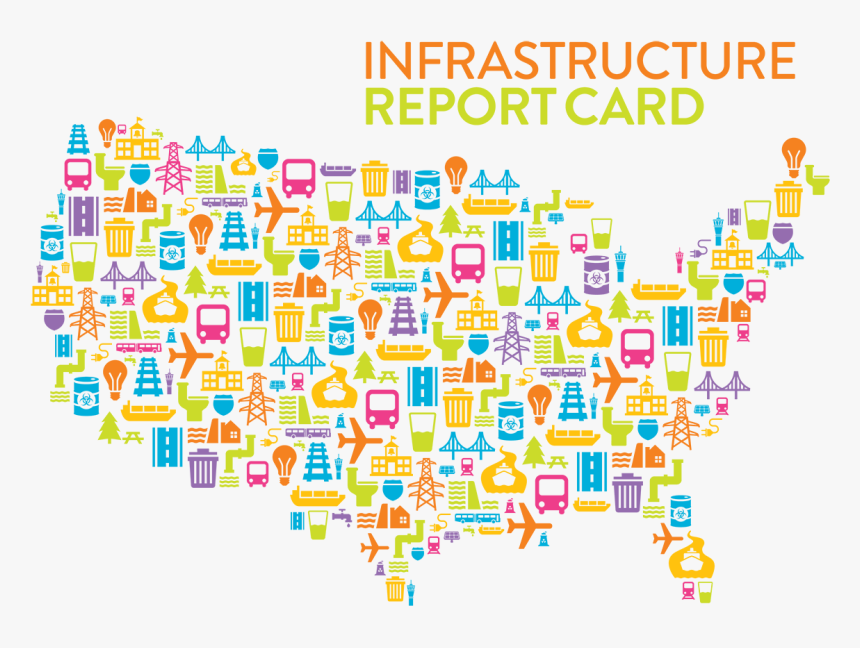 Asce Infrastructure Report Card, HD Png Download , Transparent Png ...