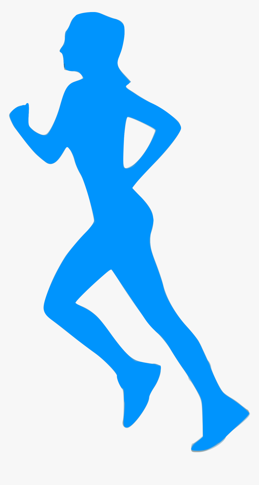 Cross Country Girl Runner Clipart
