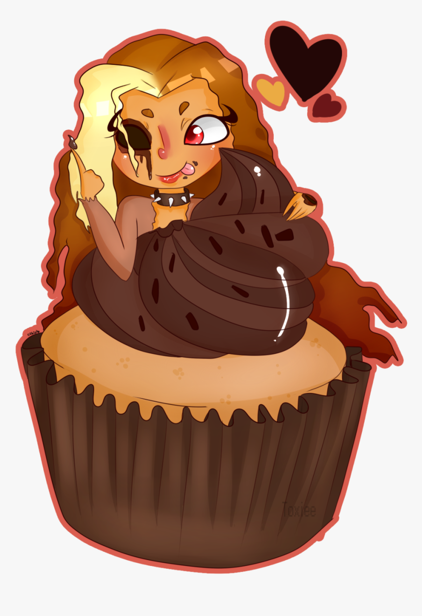 Chocolate Cake Muffin Cupcake Tumblr Blog - Illustration, HD Png ...
