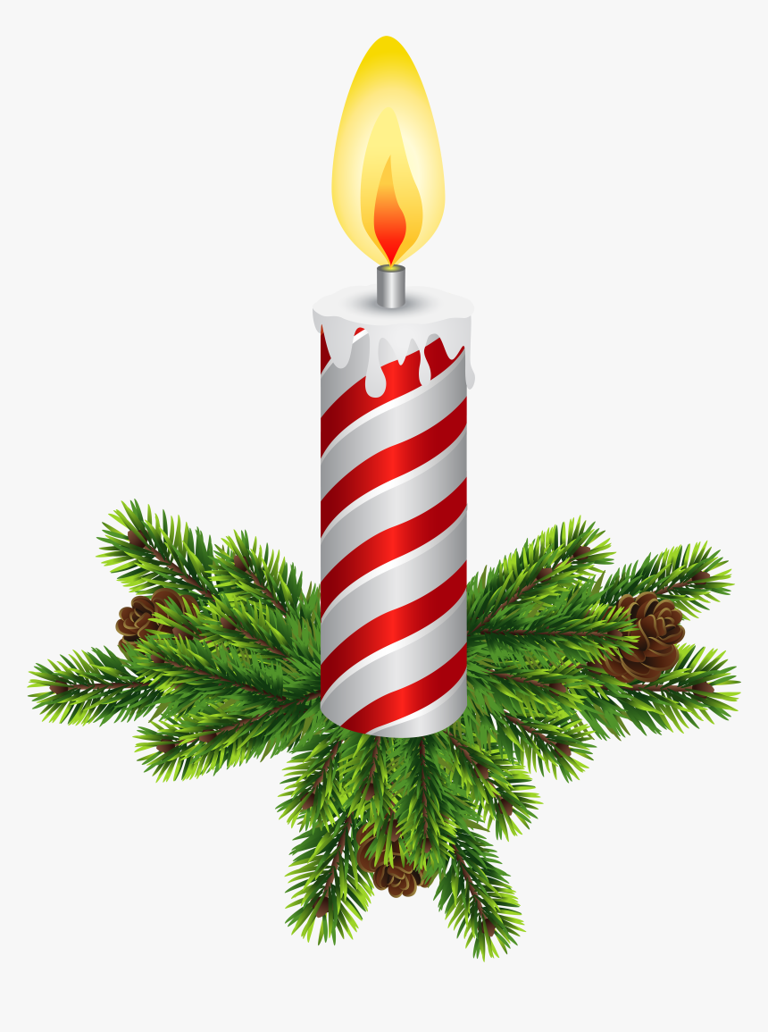 Christmas Candles Transparent Png Clip Artu200b Gallery, Png Download ...