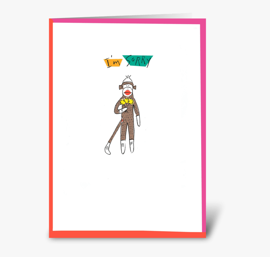 I M Sorry Greeting Card - Cartoon, HD Png Download , Transparent Png ...