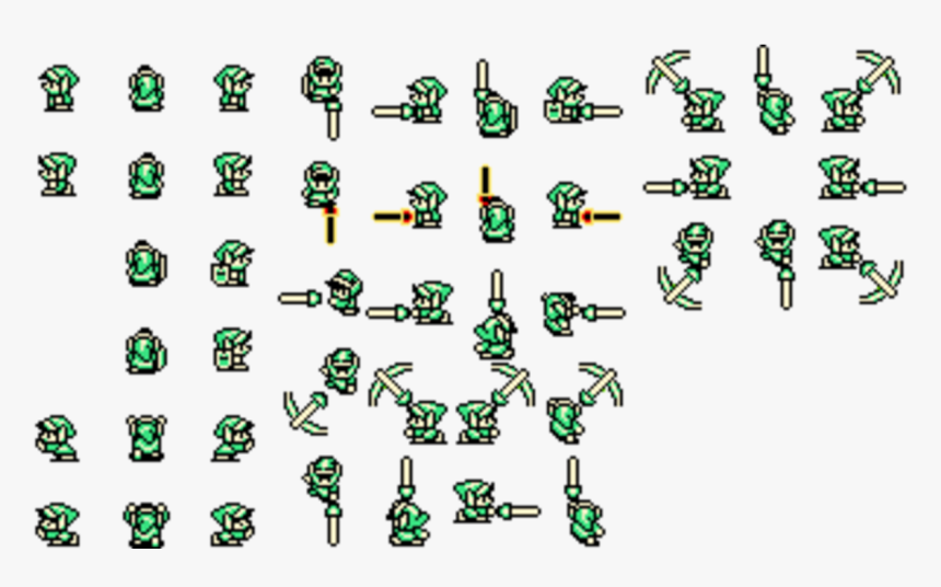 Link Oracle Of Ages Sprite - Oracle Of Seasons Link Sprite, HD Png ...