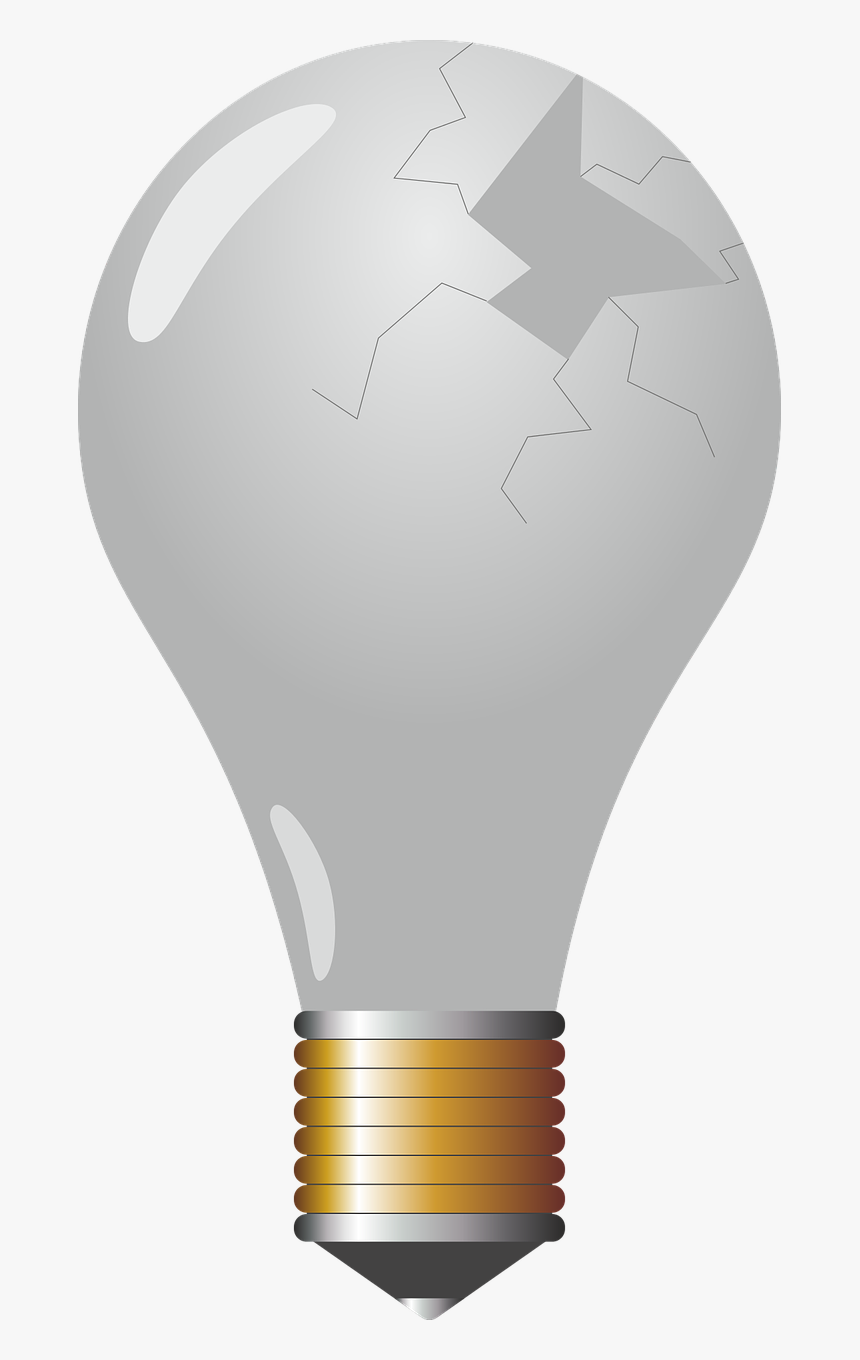 Light Bulb Pear Lamp Free Picture - Broken Light Bulb Png, Transparent ...