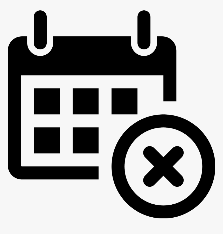 Simpleicons Business Calendar Delete Button - Calendar And Time Icon ...