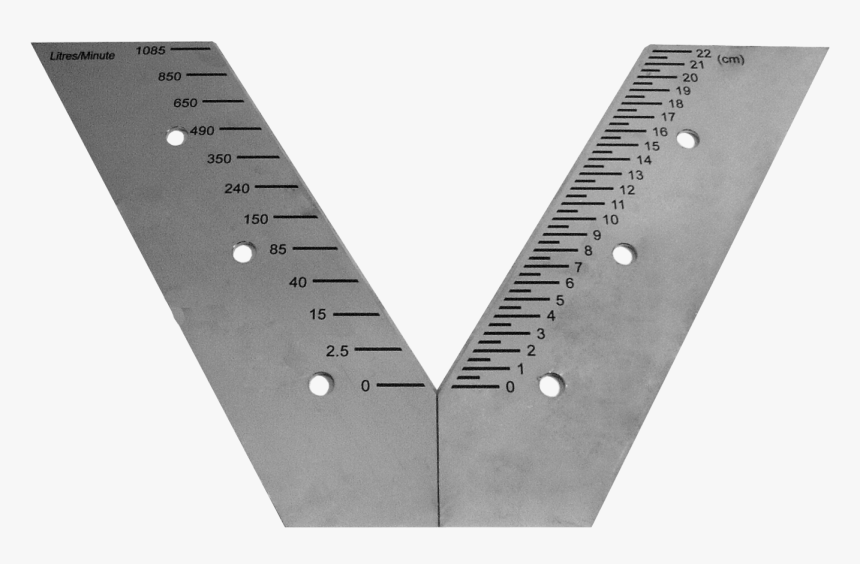 Water Flow Png Image V Notch Triangular Weir - V Notch Weir ...