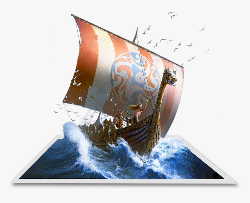 Viking Ship Art , Png Download - Viking Ship Art, Transparent Png ...