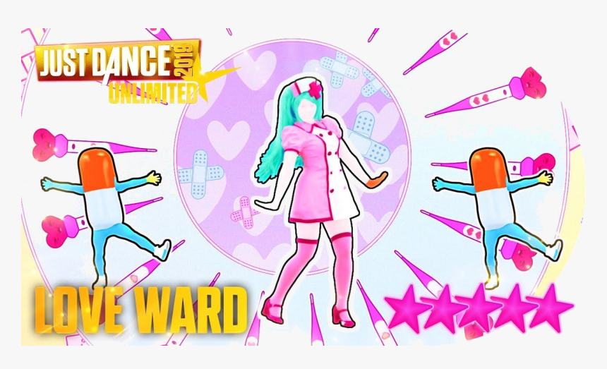 Just Dance Unlimited Love Ward Stars Transparent Png, Png Download ...