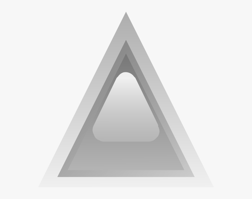 Led Triangular Grey Clipart - Clip Art, HD Png Download , Transparent Png Image - PNGitem