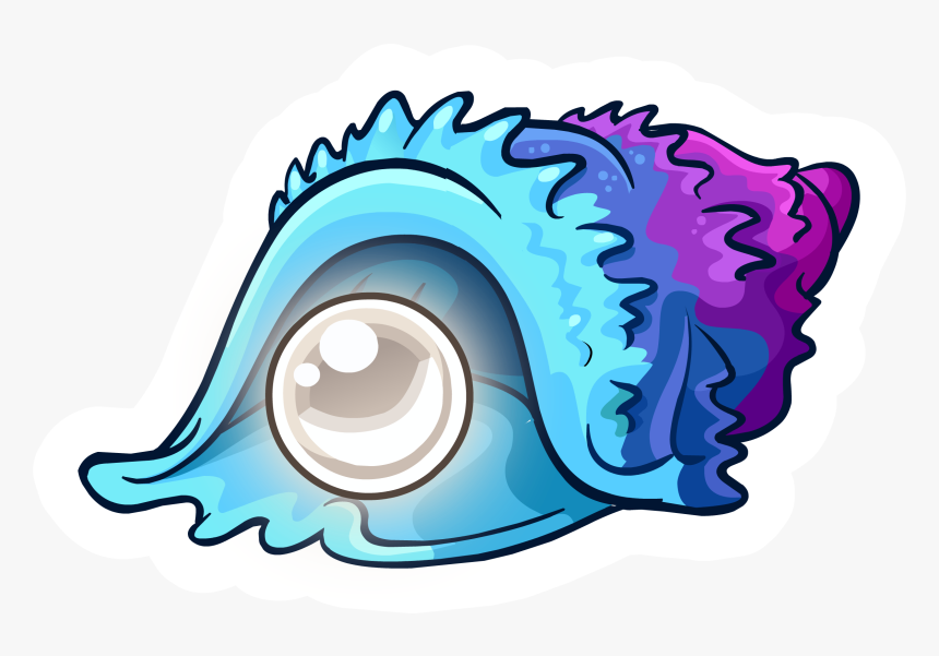 Mermaid Shell Pin Clothing Icon Id - Mermaid's Shell Clipart, HD Png ...
