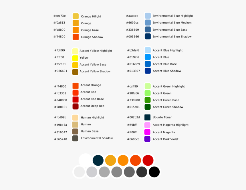 Ubuntu Color Palette, HD Png Download , Transparent Png Image - PNGitem
