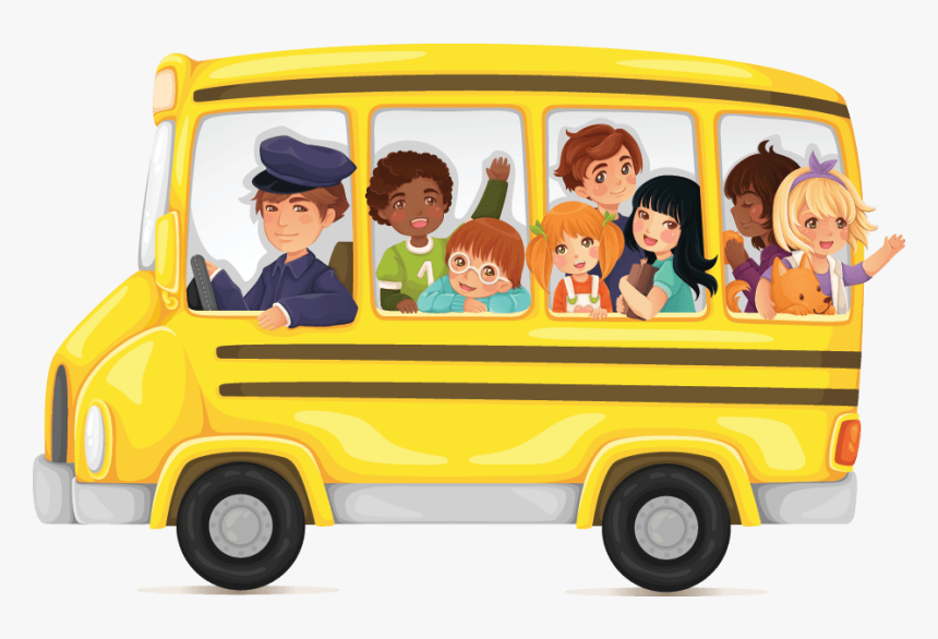 Cute School Bus Clipart, HD Png Download , Transparent Png Image - PNGitem