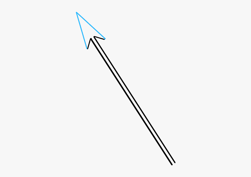 How To Draw Arrow - Line Art, HD Png Download , Transparent Png Image ...