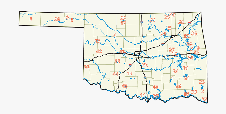 Last Chance To Apply For Oklahoma Controlled Hunts - Map, HD Png ...